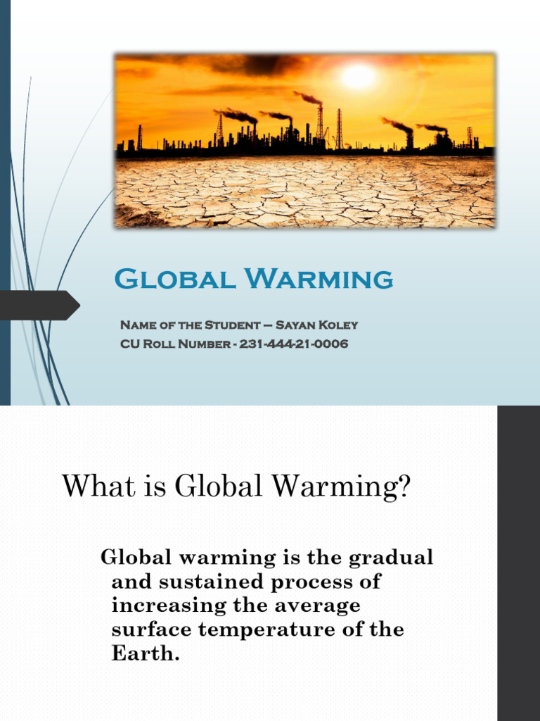 Global Warming (1) Sayan | PDF