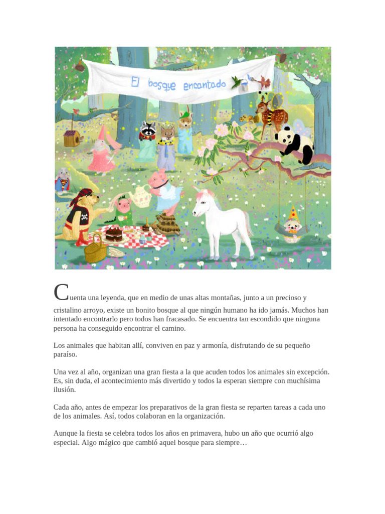 El Bosque Encantado | PDF | Unicornio