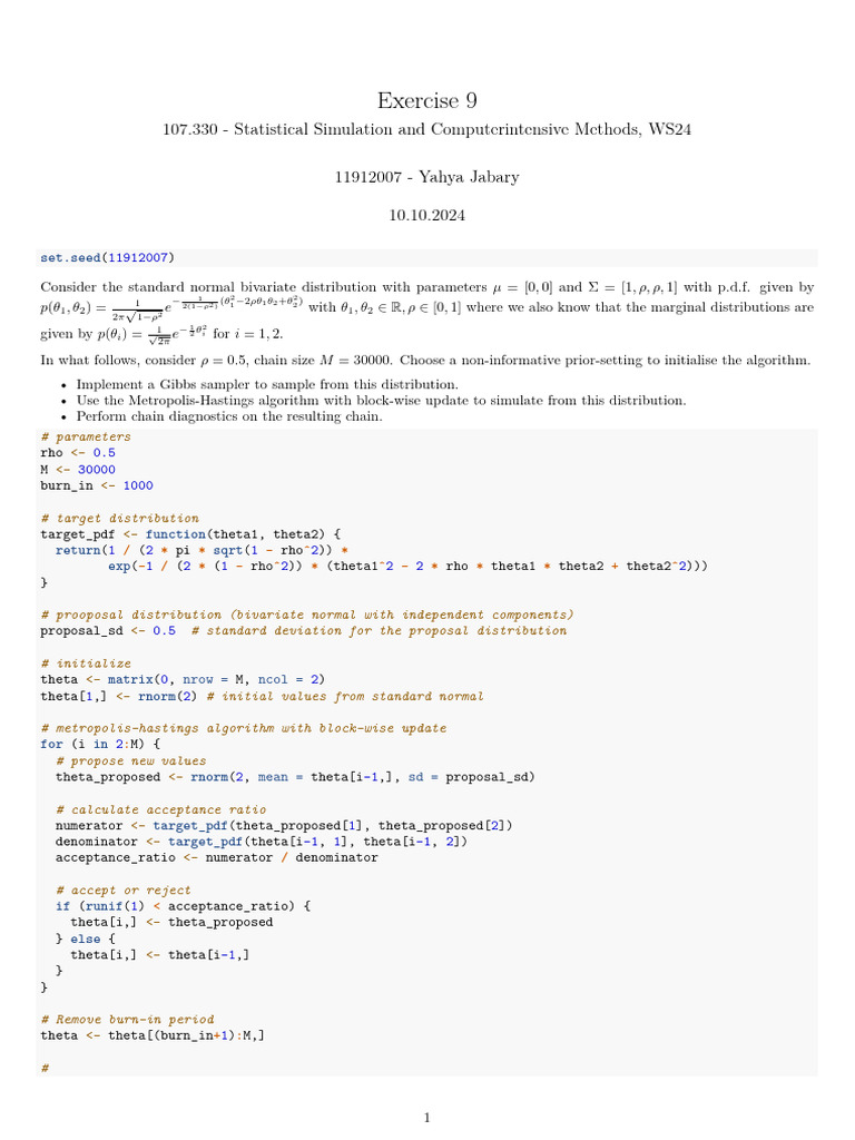 ex09 | PDF | Theoretical Computer Science | Statistical Analysis