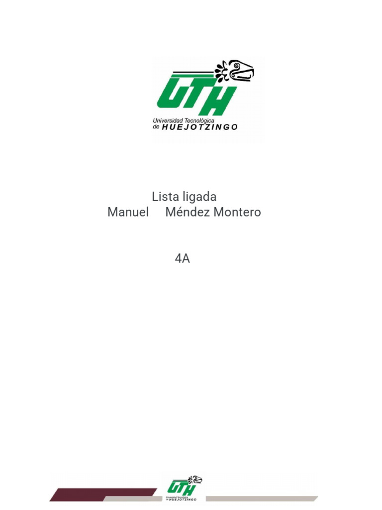 Lista Ligada | PDF
