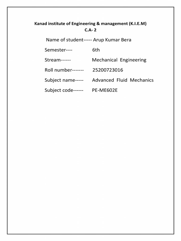 Arup Kumar Bera (25200723016) AFD | PDF