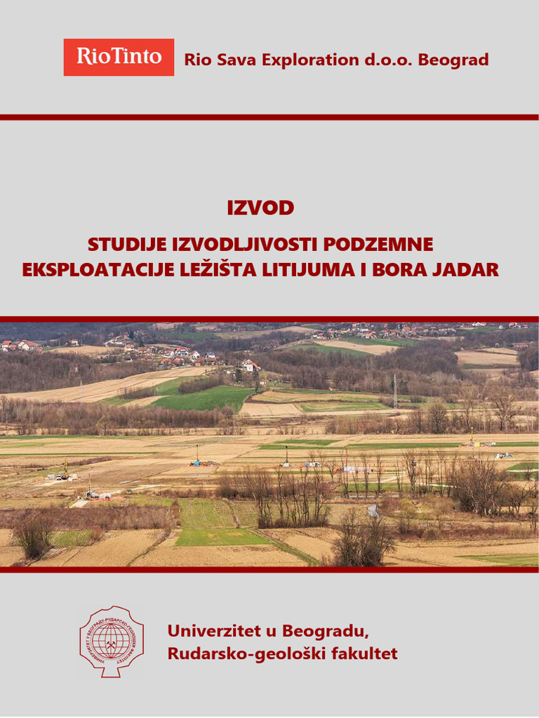 2024 07 RGF-Izvod SFS Jadar | PDF