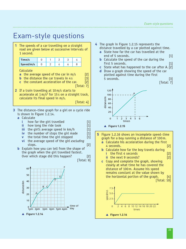 pdfcoffee.com_cambridge-igcse-physics-cb-pdf-free | PDF | Speed | Force