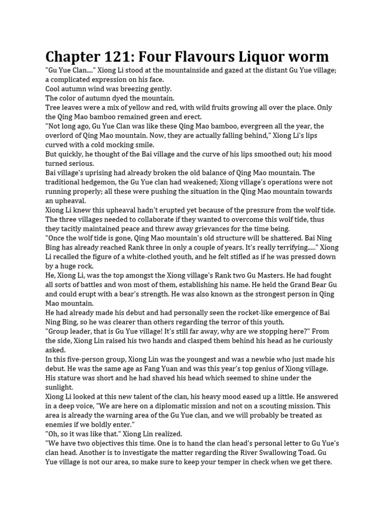 Reverend Insanity 121-200 | PDF