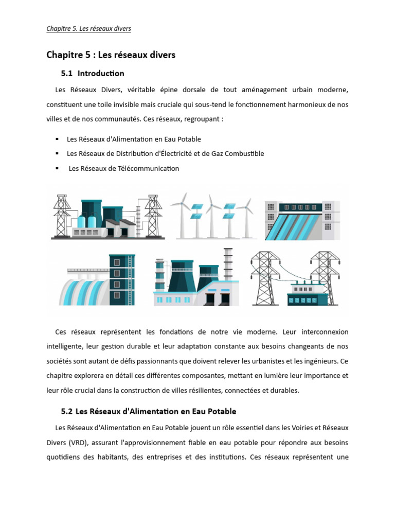 Importance des réseaux divers urbains | PDF | Accès à Internet | Lac de ...