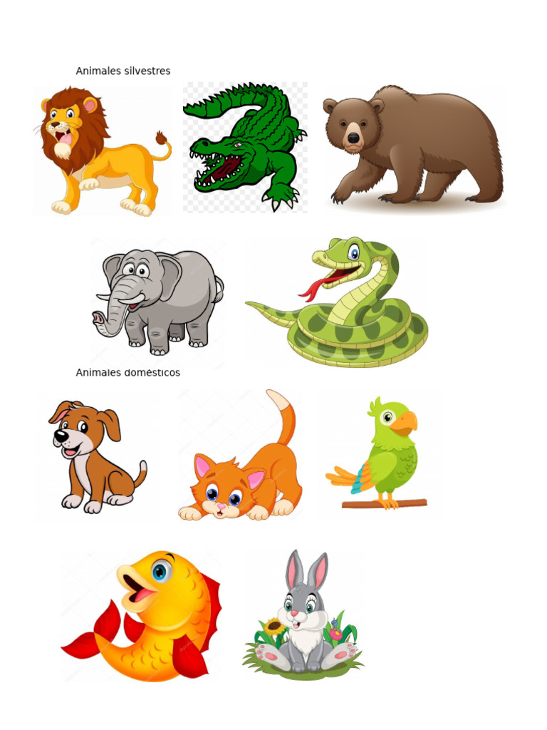 Animales Silvestres | PDF