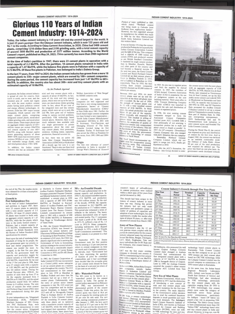 Cement Industry Directory | PDF