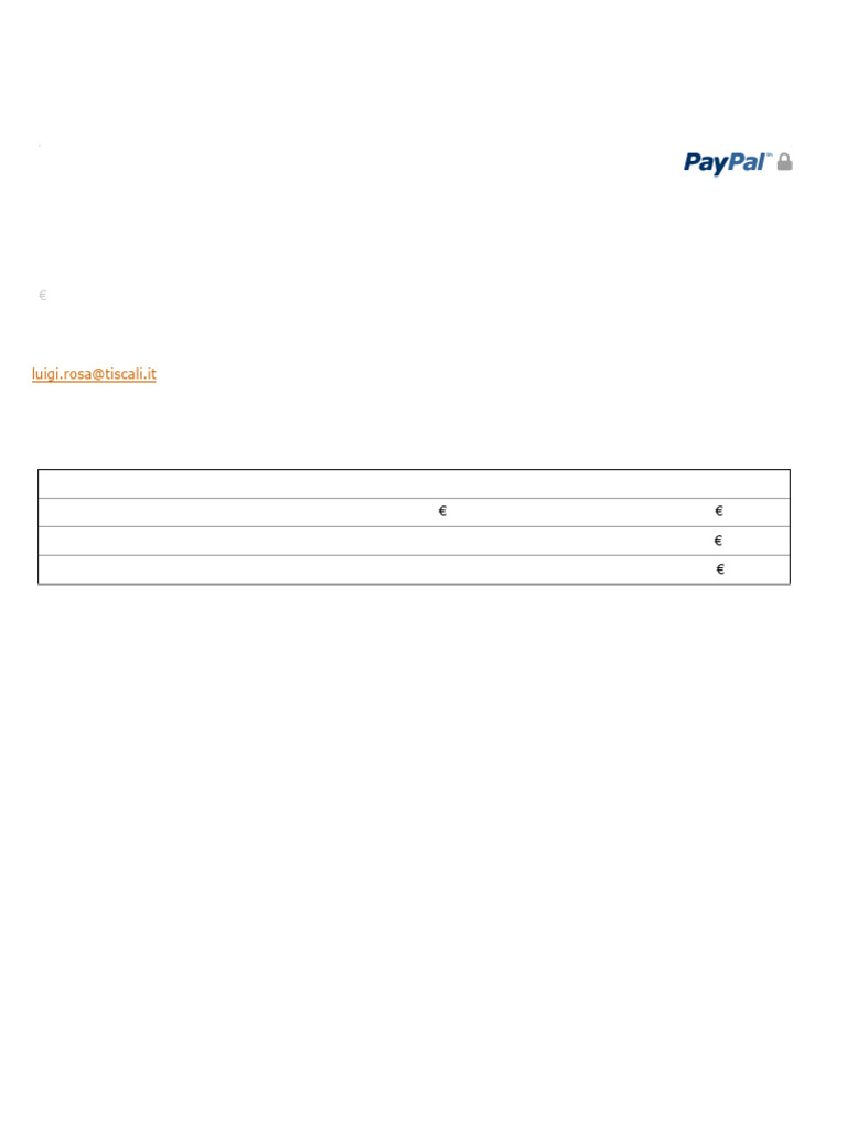 Payment Receipt PayPal | PDF