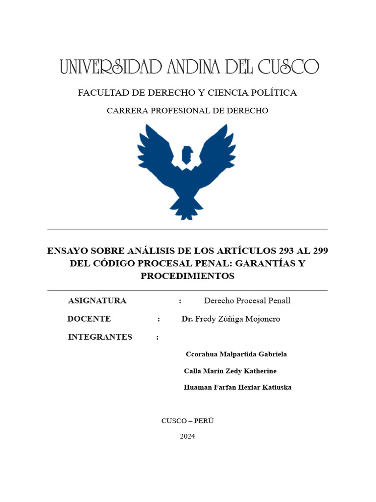 Procesal Penal I - Arts. 293 Al 299 | PDF | Ley común | Judicaturas
