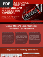 Coca-Cola's Matrix Organizational Structure | PDF | Organizational ...