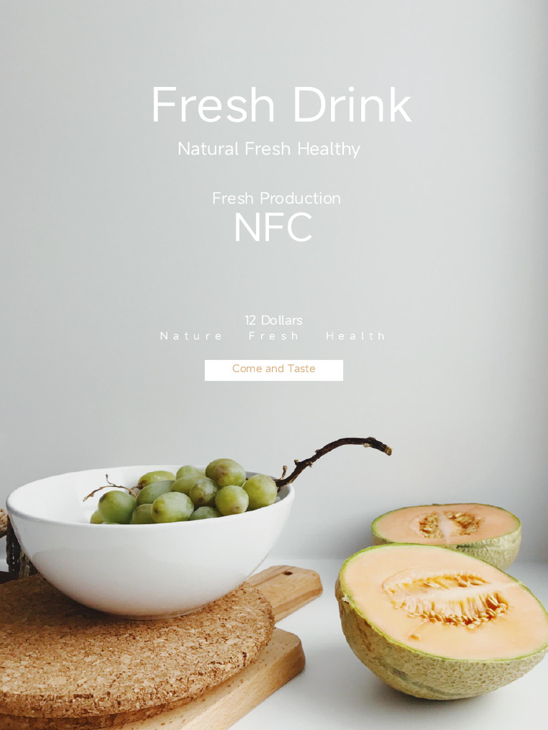 Simple Photo Drink Poster | PDF