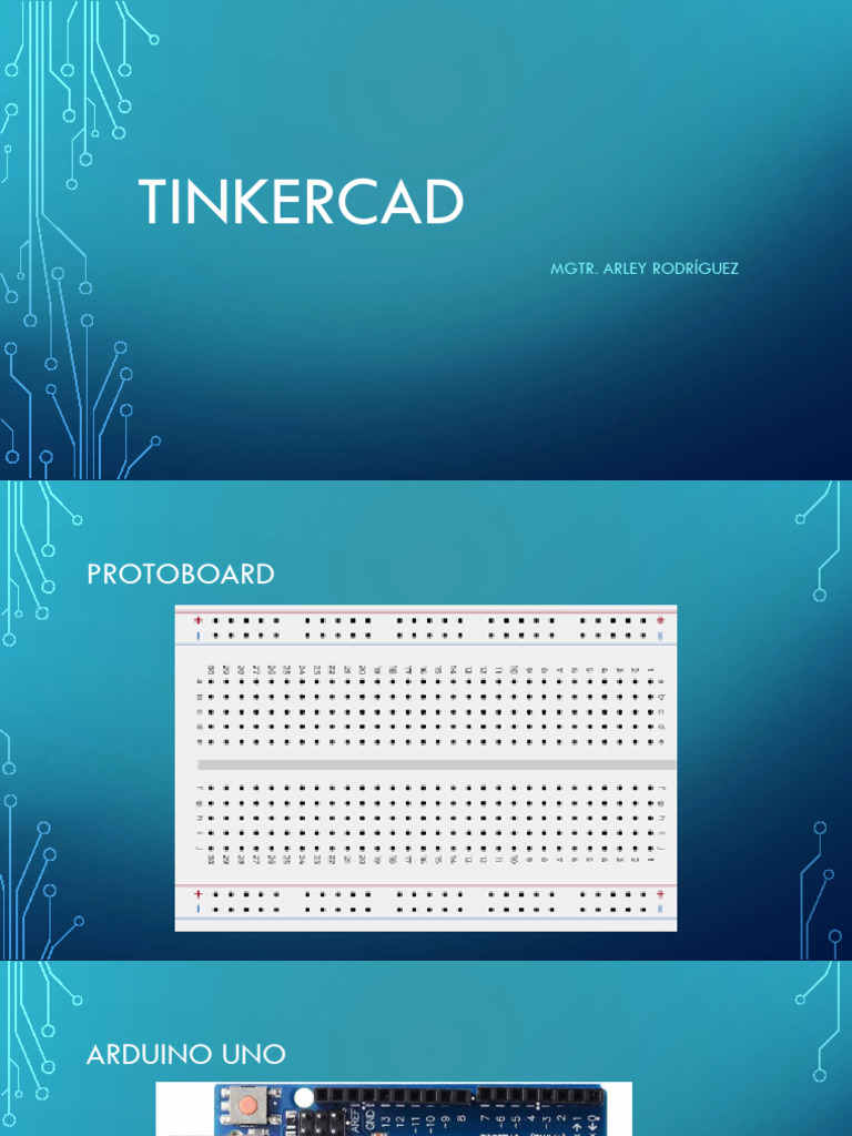 Montaje de Circuitos en Tinkercad | PDF