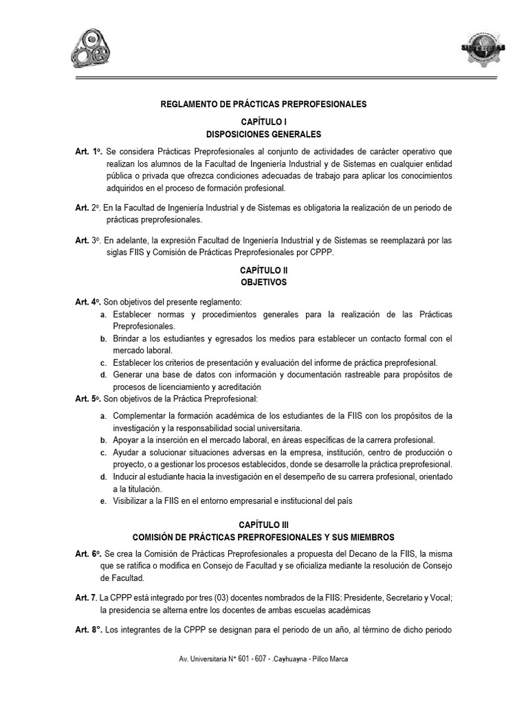 Reglamento PPP 2023 Modi | PDF | Ingeniería Industrial