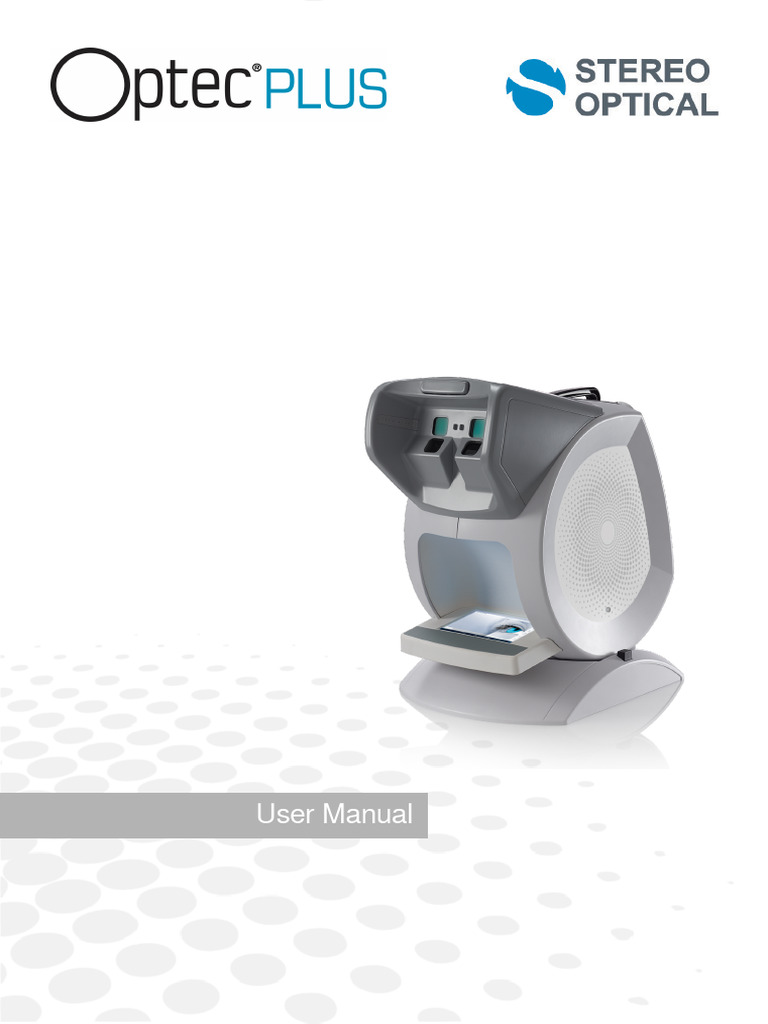 Optec Plus User Manual Overview | PDF | Bluetooth | Visual Acuity