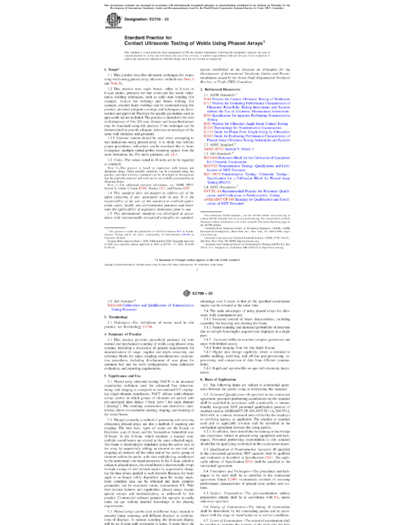 Astm E2700-20 | PDF