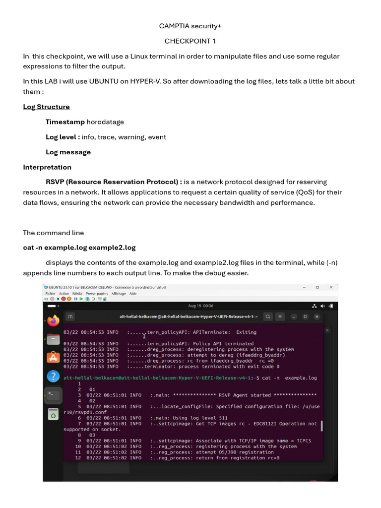 Linux Log Management with Regex | PDF | Regular Expression ...