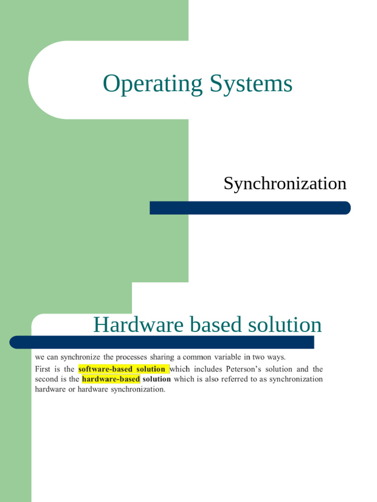 Synchronization 2 | PDF | Software Engineering | Computer Programming