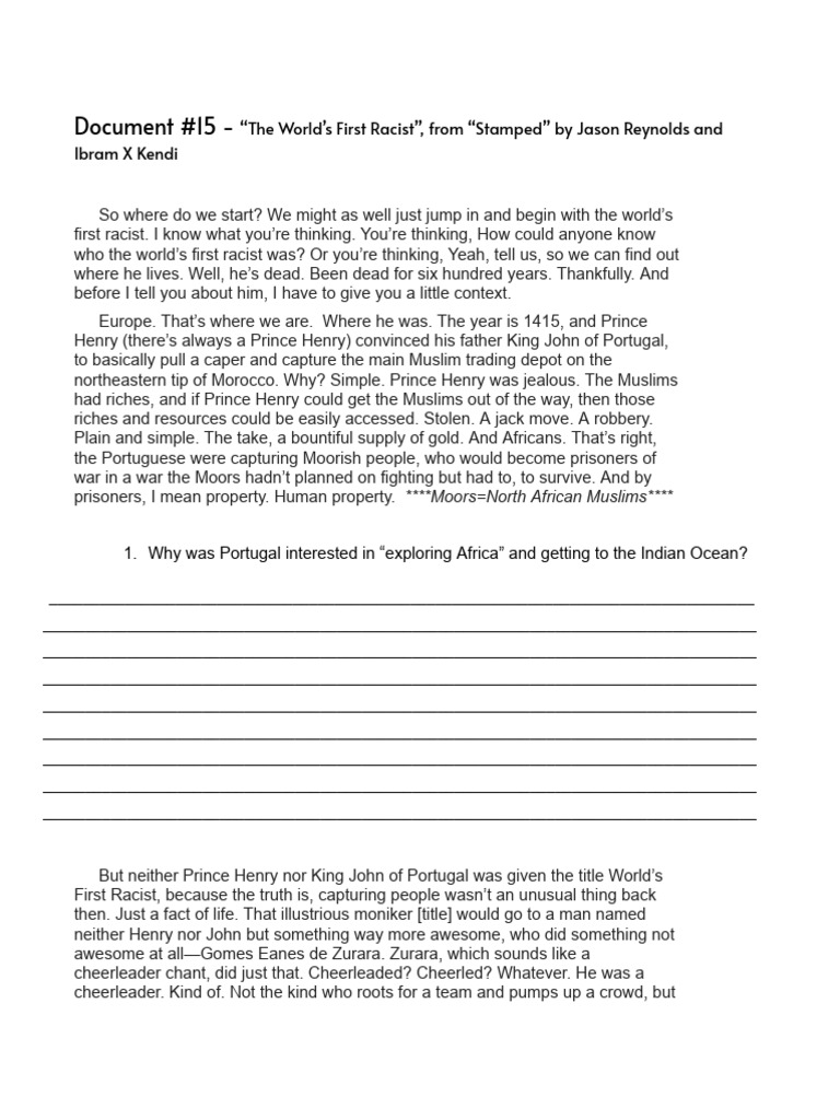 DIFF TAST Doc #15 Chunked | PDF | Atlantic Slave Trade | Slavery