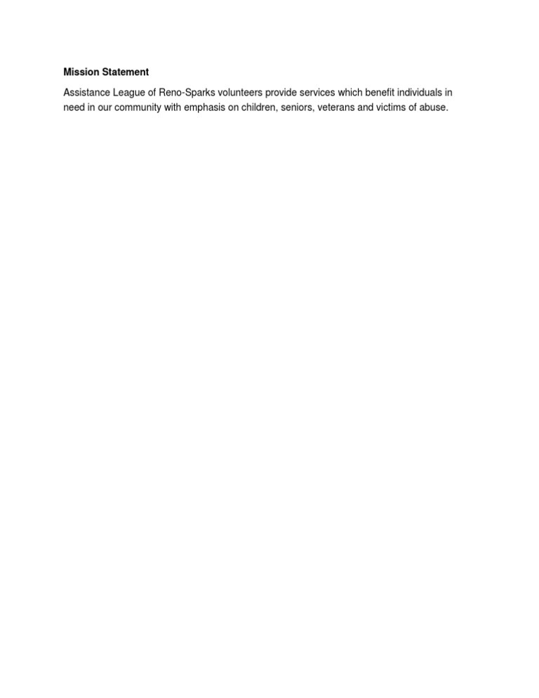 Mission Statement | PDF