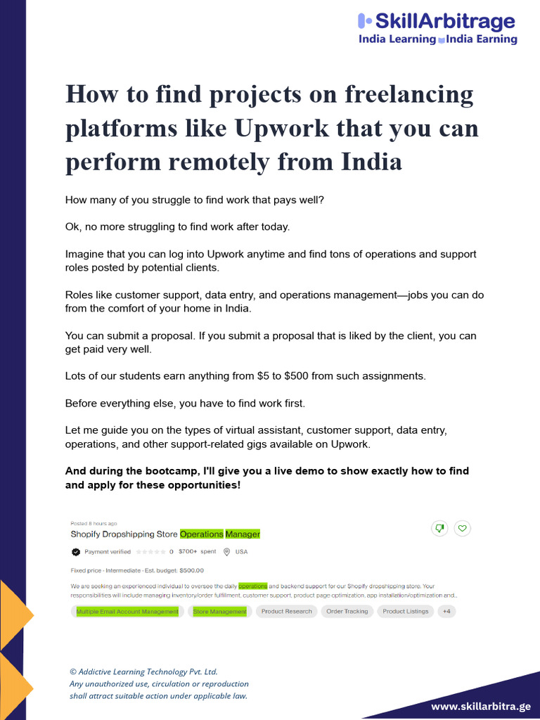 How To Find Projects On Freelancing Platforms Like Upwork That You Can ...
