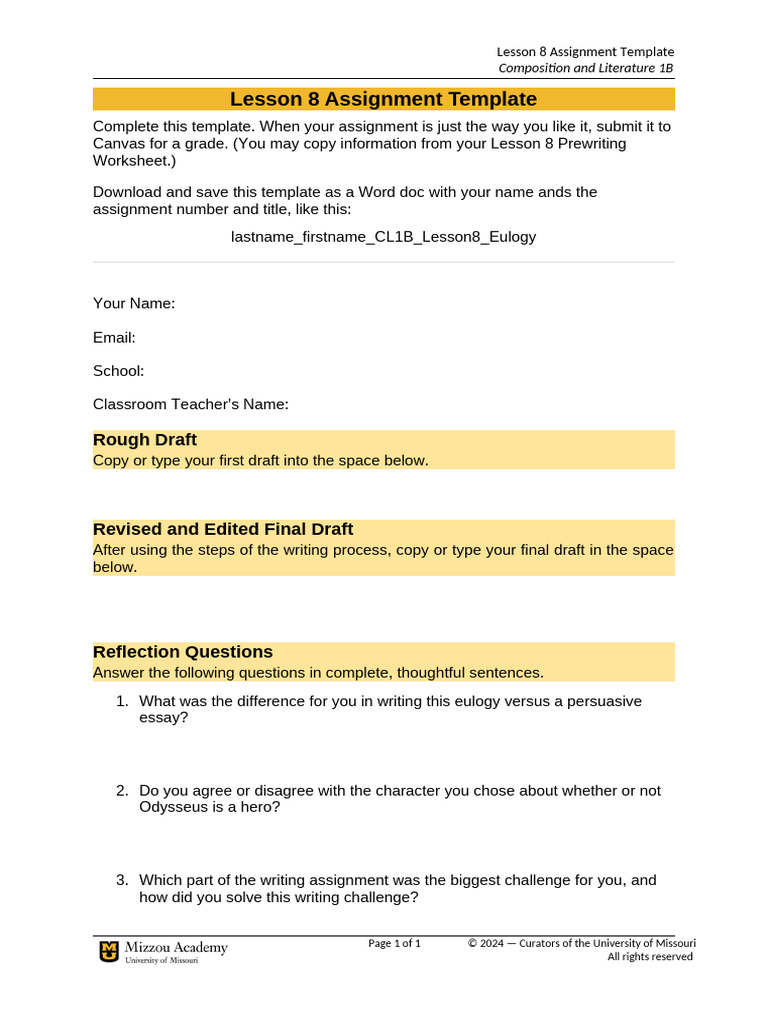 L8 Template 2024 | PDF