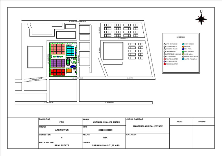 Mutiara Khaliza Andini - 202245500009 - R5A - Siteplan Real Estate | PDF