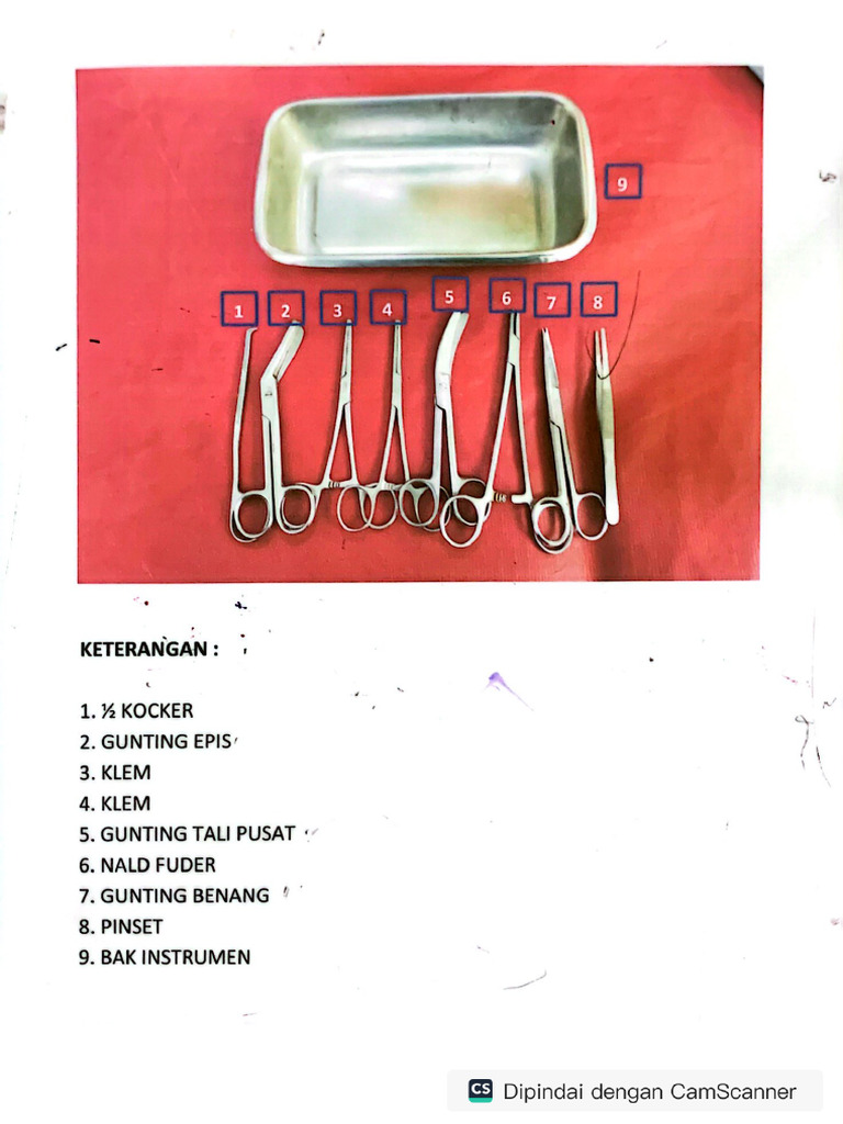 Buku Kontrol Alat Dan Gambar Partus Set Yang Sesuai | PDF