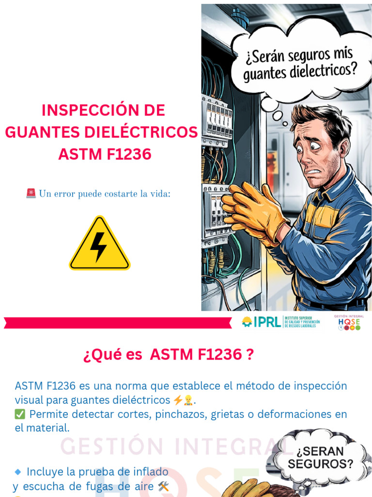 Inspección Visual de Guantes Dieléctricos | PDF | Guante