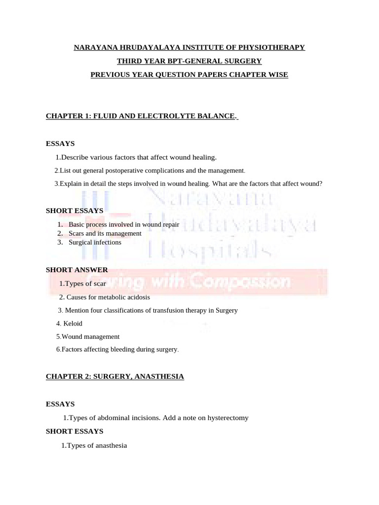 CHAPTER WISE QP | PDF