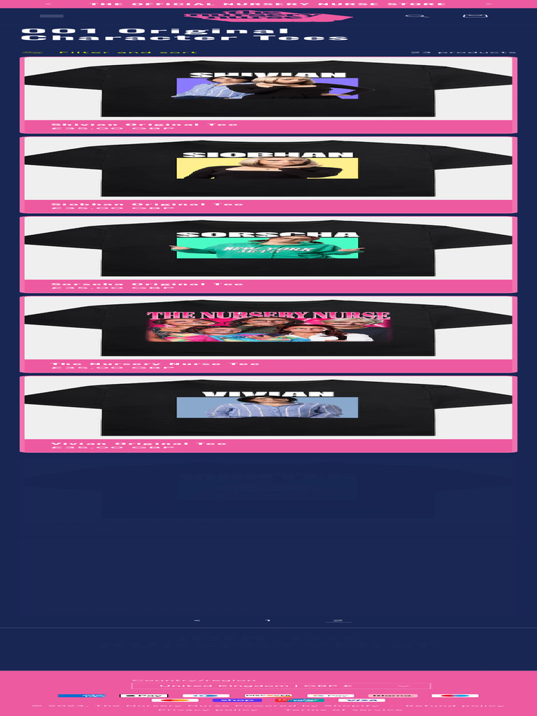 001 Original Character Tees – Page 2 – the Nursery Nurse | PDF