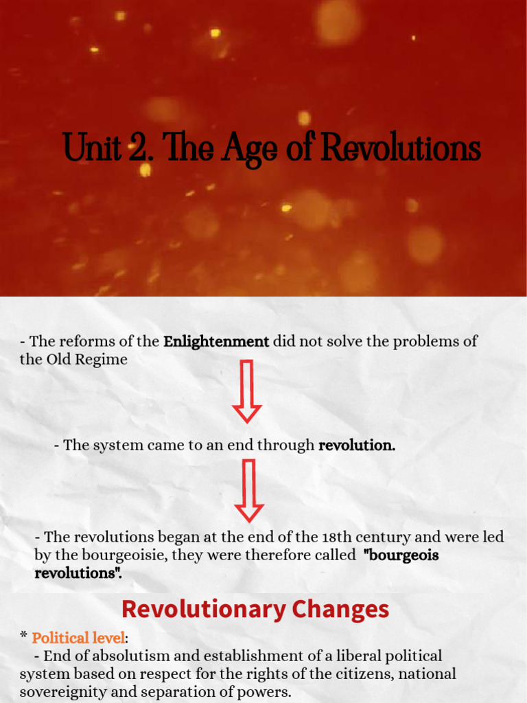 Unit 2. The Age of Political Revolutions Presentation | PDF | Napoleon ...