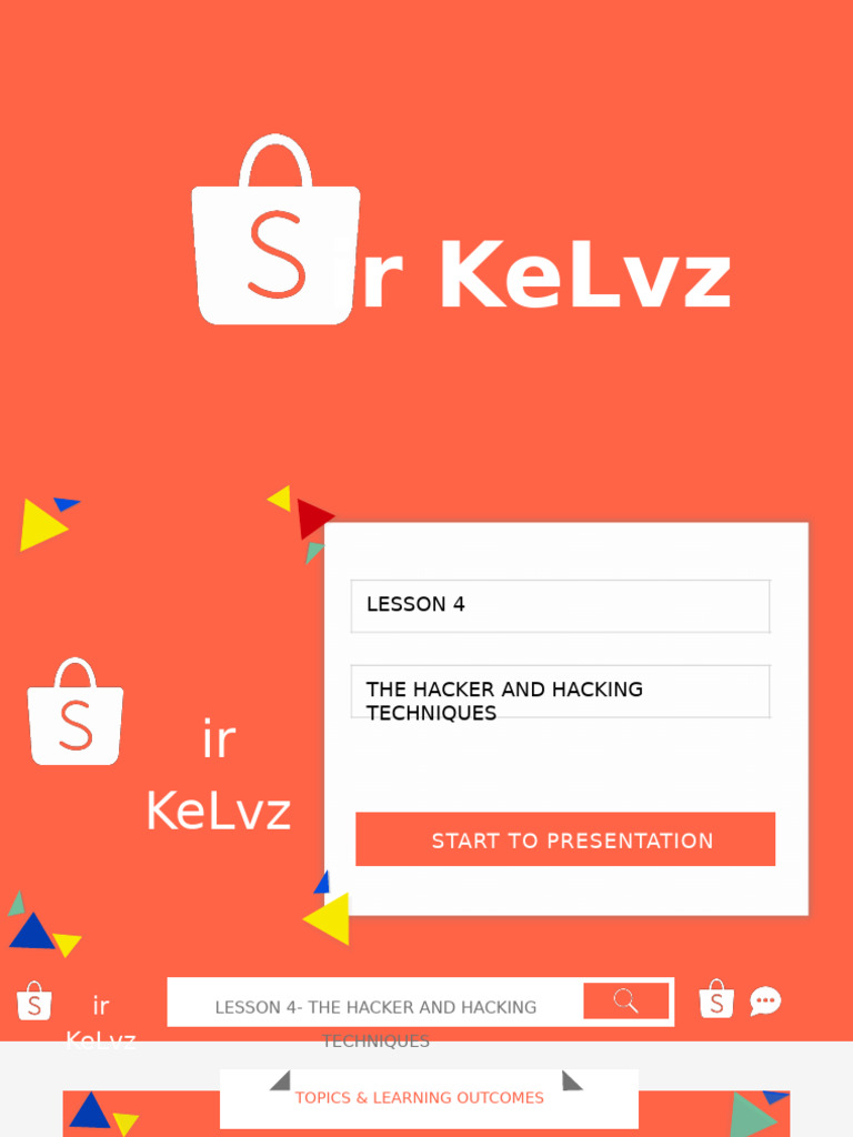 Lesson 4 The Hacker And Hacking Techniques 1 Pdf Security Hacker Cookie