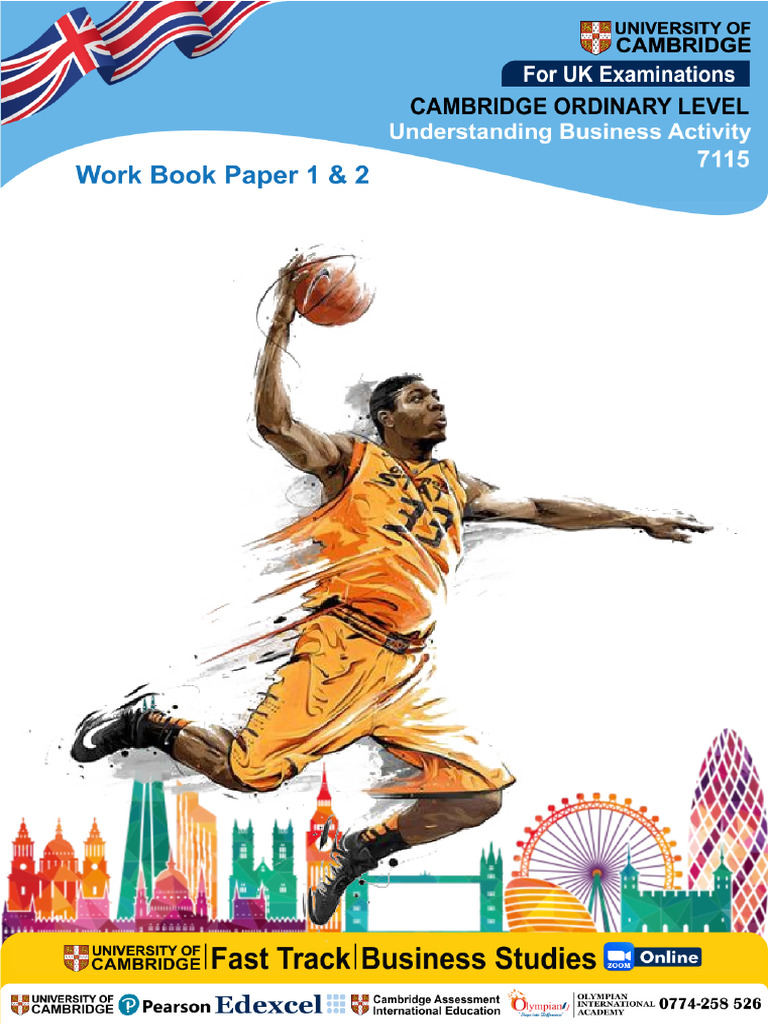 Topic 1 Understanding Business Activity Work Book Paper 1 & 2 Final New ...