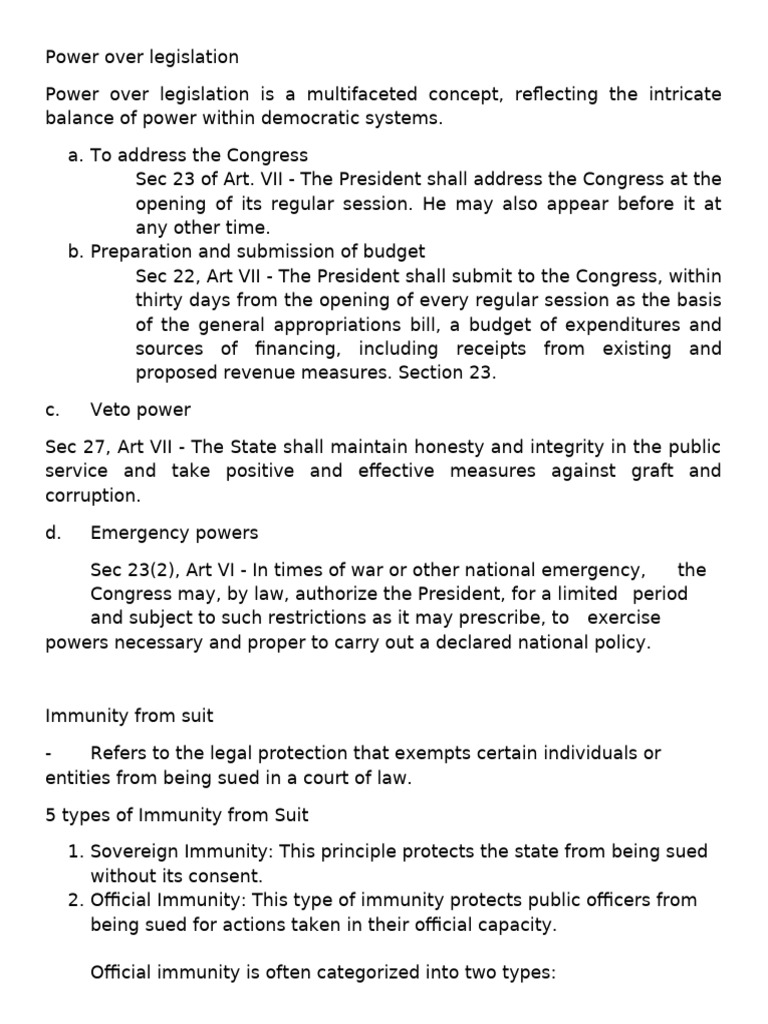 ABUDS | PDF | Sovereign Immunity | Presidents Of The United States
