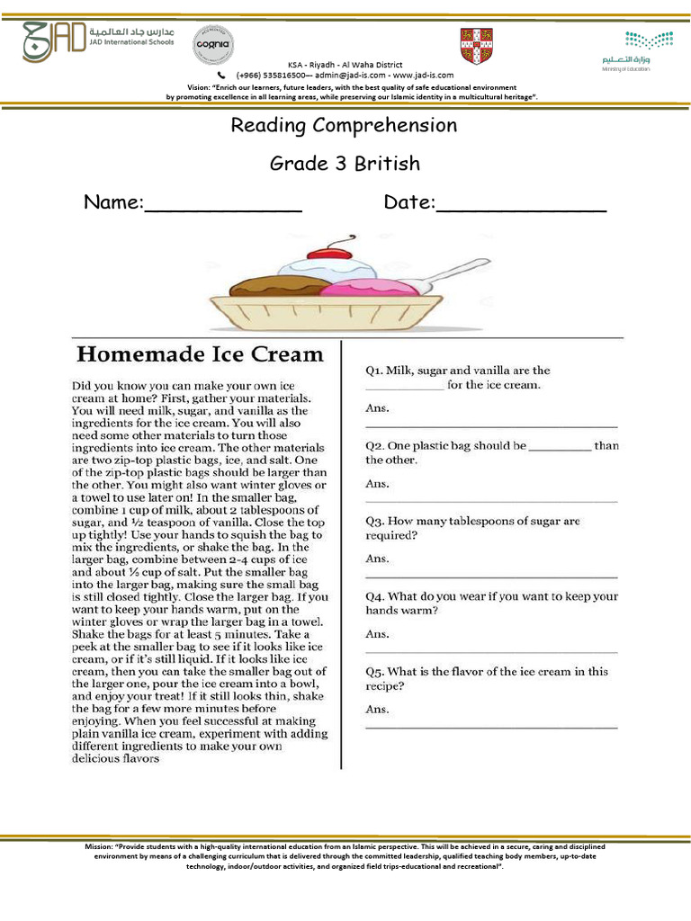 Classera Homework Grade 3C 240307 172424 | PDF