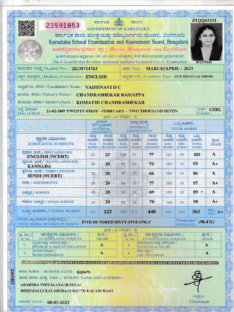 Va Classxcertificate | PDF