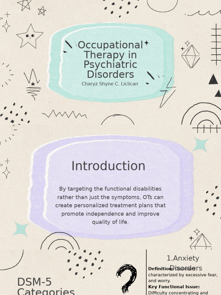 Occupational Therapy for Mental Health | PDF | Mental Disorder ...