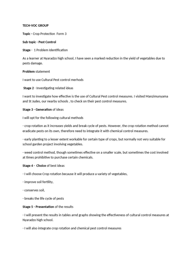 Crop Protection-WPS Office-1 | PDF | Crop Rotation | Pest Control