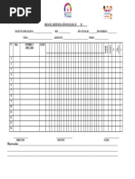 Parte Diario del Preceptor E.P.E.S. N° 94 | PDF