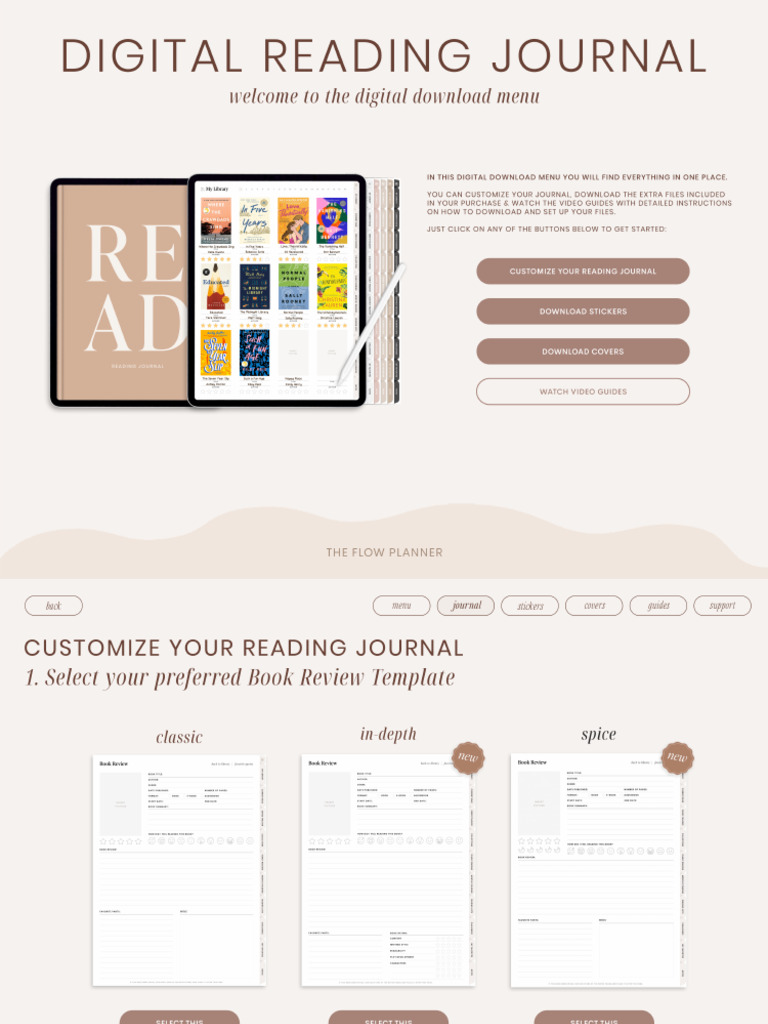 Digital Reading Journal | PDF