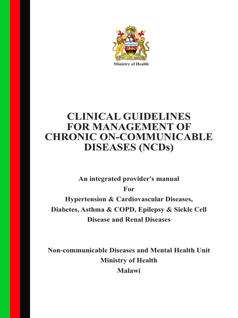 NCD Guidelines 2022 | PDF | Non Communicable Disease | Stroke