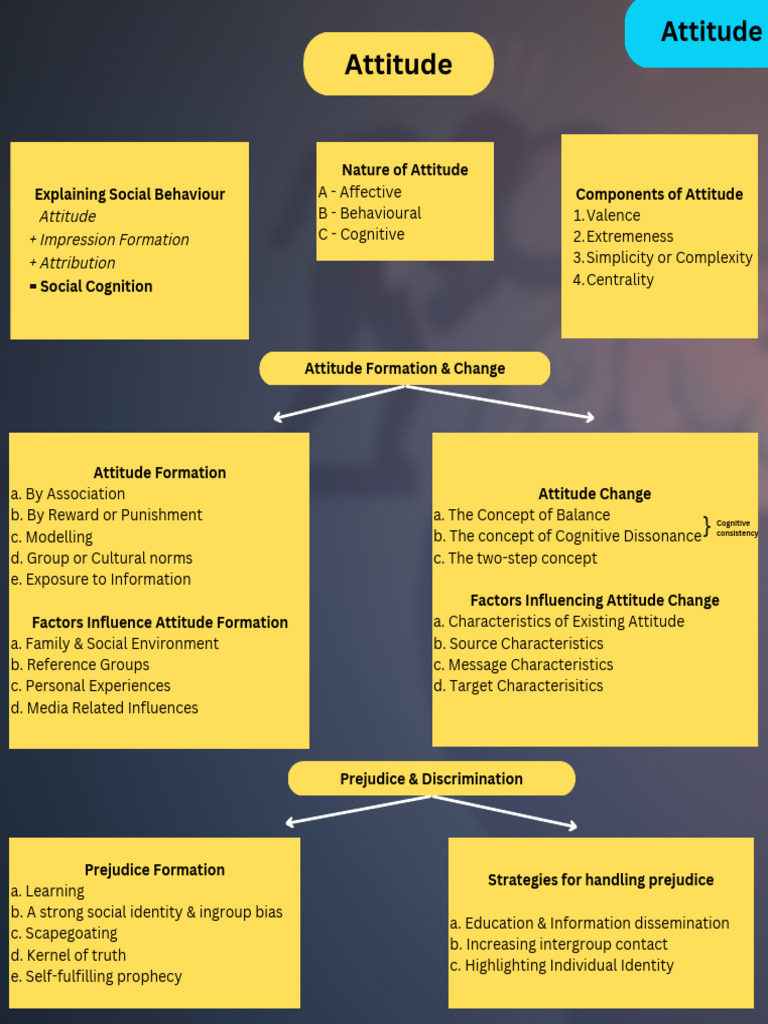 CH 6 Attitudes & Social Cognition | PDF | Attitude (Psychology) | Prejudices