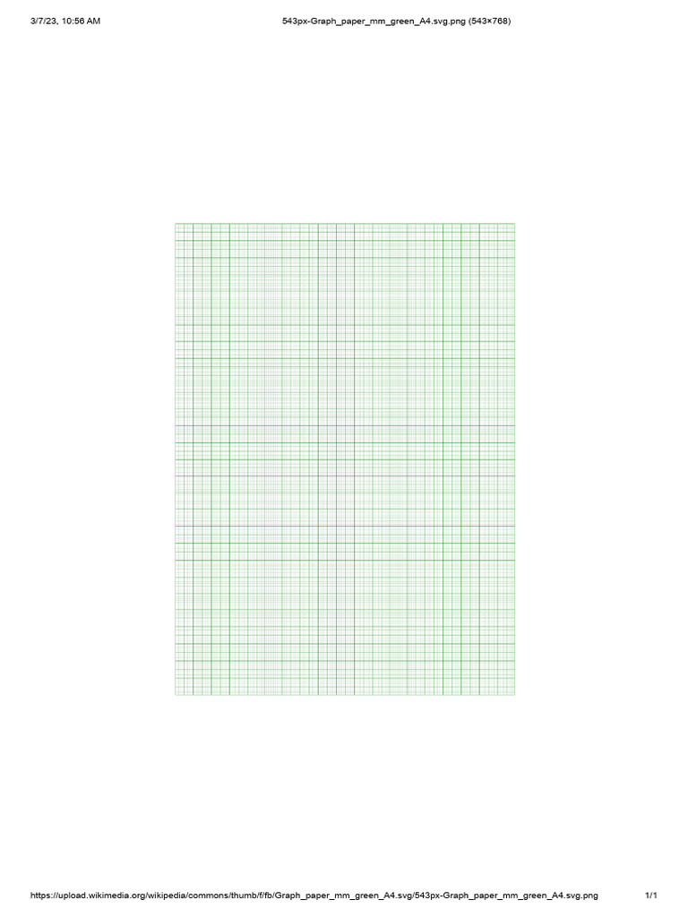 543px-Graph Paper MM Green A4.svg | PDF