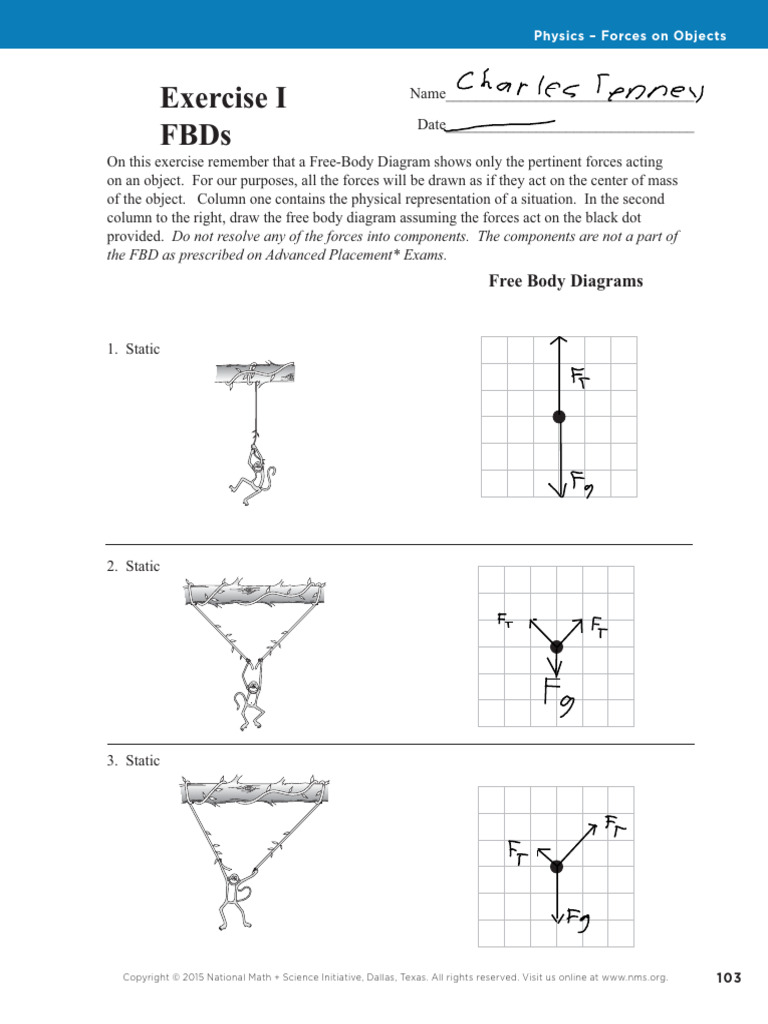 Kami Export - CHARLES TENNEY - PHYS - Forces On Objects - Web | PDF ...