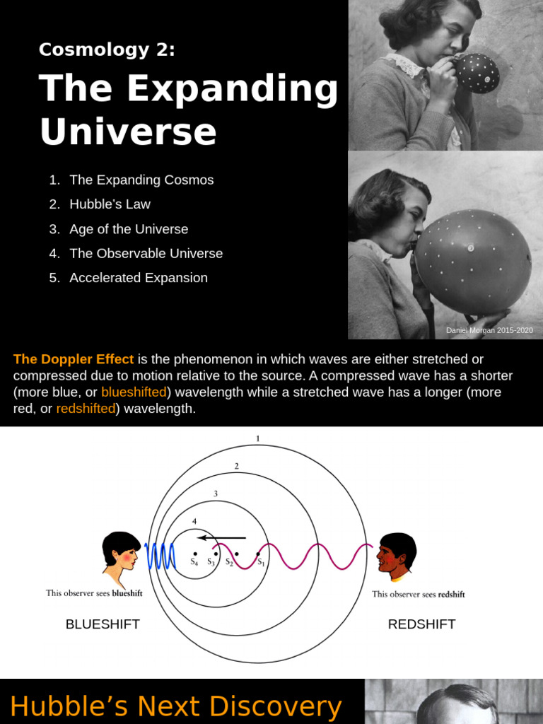 Astro+ +Lecture+U5 L2+ +cosmology+2 +expansion | PDF | Redshift | Universe