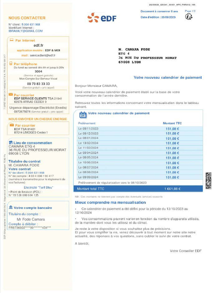 facture-electricite | PDF