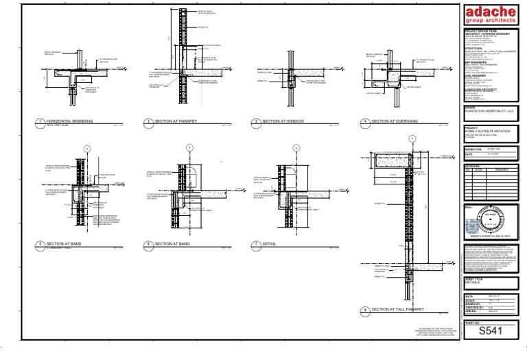 0559 S541 Details | PDF | Civil Engineering | Architectural Elements