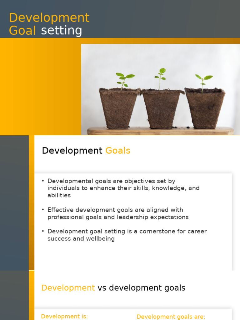Development Goal setting Overview final | PDF | Goal Setting | Psychology