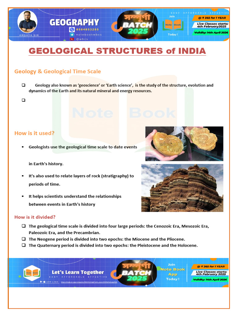Geological Structure of India - 55155561 - 2025 - 03 - 02 - 02 - 59 ...