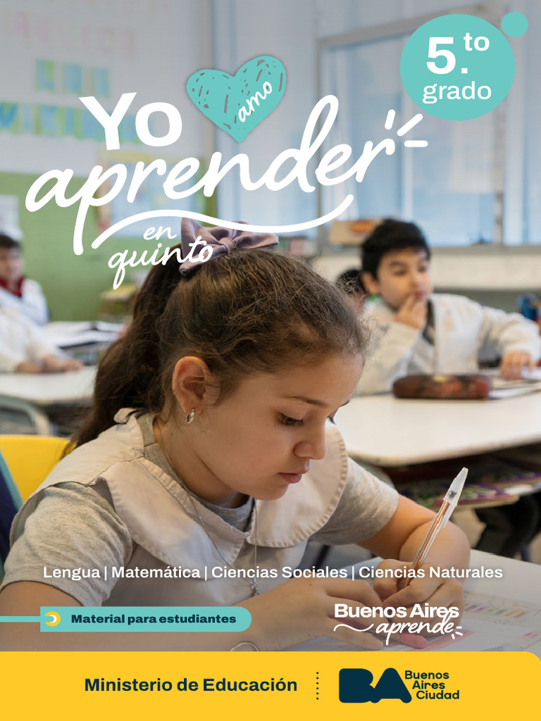 Yo Amo Aprender 5to Grado - PDF Sociales y Nat | PDF | Buenos Aires | Educación primaria